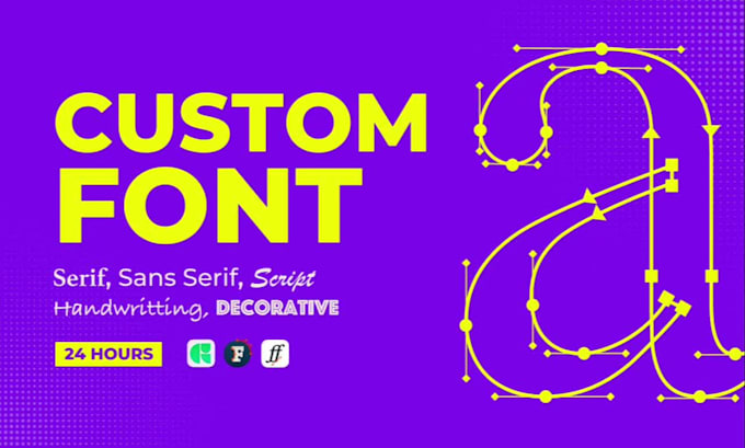 Create custom font or modify your own fonts by Agamous | Fiverr