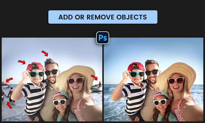 Add or remove objects, people, watermark and background by Draw_n ...