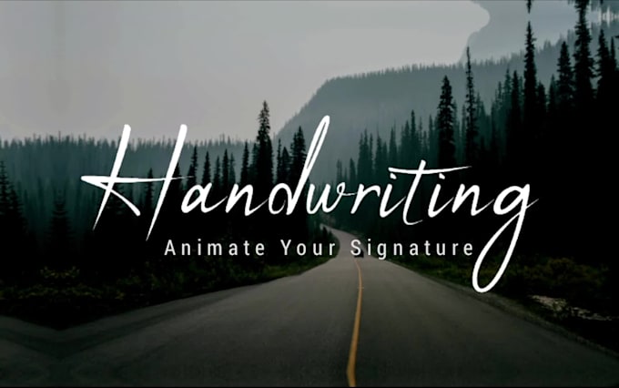 Do handwriting signature logo animation for youtube intro by Designhub6 ...