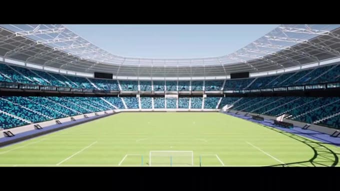 Do photorealistic 3d stadium design, 3d stadium rendering, 3d stadium ...