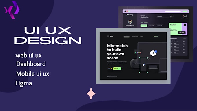 Website ui design, dashboard ui, mobile app ui ux design, ui ux design ...