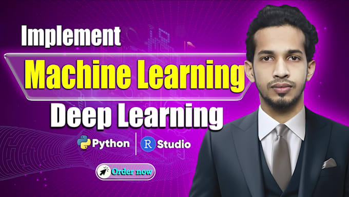 Do ai machine learning, deep learning, data science solutions with python by Smarts_book | Fiverr