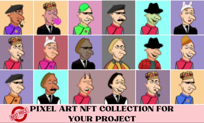 Create pixel art nft collection for your project by Artofasofiane | Fiverr