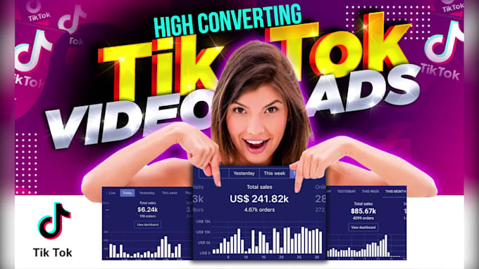Create 3 viral tik tok facebook video ad creatives with hooks for ...