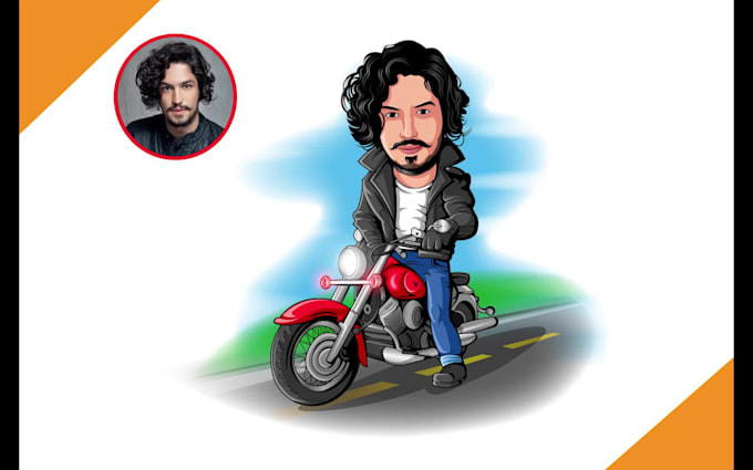 Draw detailed cartoon caricature portrait of you by Bilalakramart | Fiverr