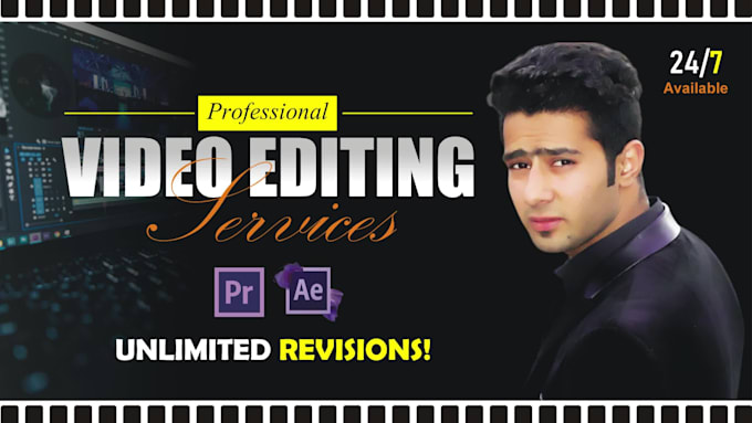 Do professional video editing within 24 hours by Saifalikhan571 | Fiverr
