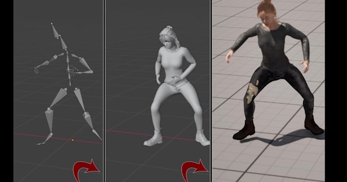 Cleanup retarget and perform c3d mapping on your motion capture animation data by Maryem_soltani ...
