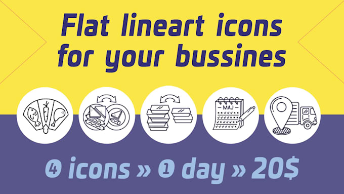 Craft simple vector icons for your unique needs by Wojciechflorek | Fiverr