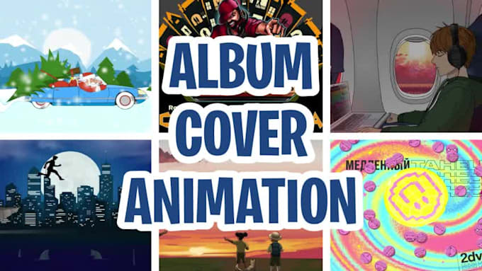 Animate your album cover art for a spotify canvas by Ruslancomb | Fiverr