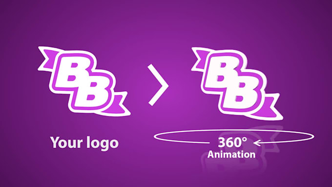 Make 3d animation loop gif rotate for your logo or icon by Arkprod | Fiverr