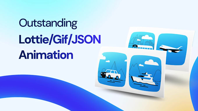 Make lottie, svg, or json animation for your website and app by ...