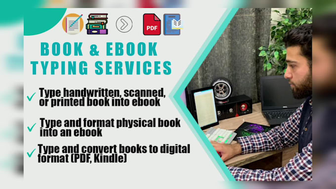 English and persian, book and ebook typing services by Yahyarahim | Fiverr