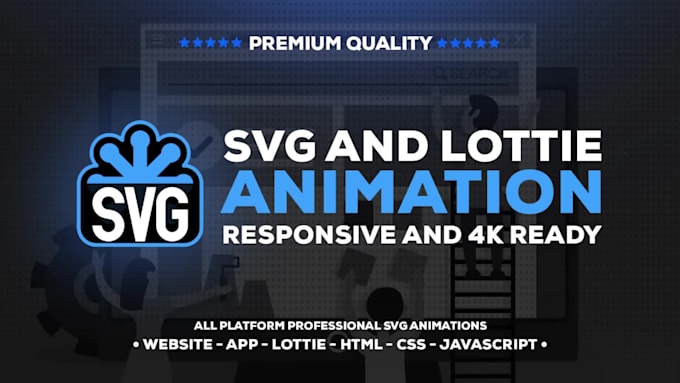Make animated lottie json gif svg for web and mobile app by Cnrmotion ...