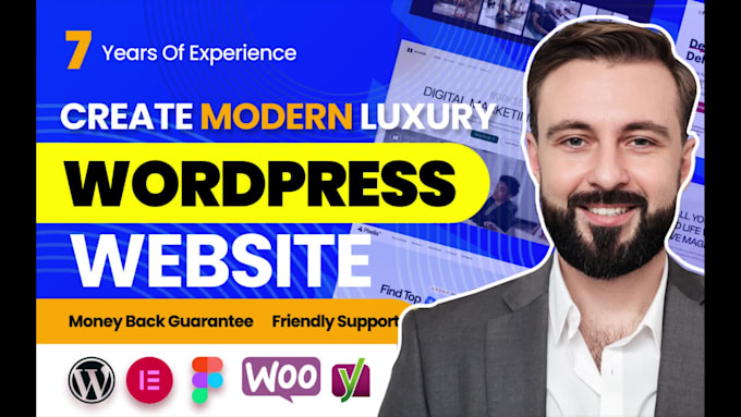 Build, rebuild, design, redesign, revamp, or copy clone your wordpress ...