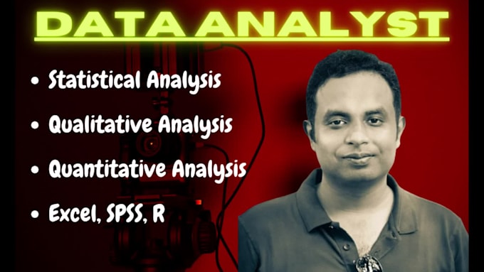 Perform statistical analysis using spss and excel by Rukanuzzahid | Fiverr