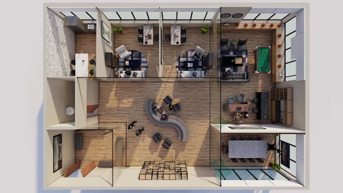 Interior Design For Office Floor Plans
