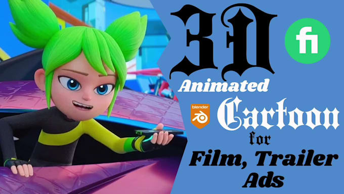Do amazing 3d kids animation 3d model 3d animation for kids 3d cartoon animation by Joy_sk | Fiverr