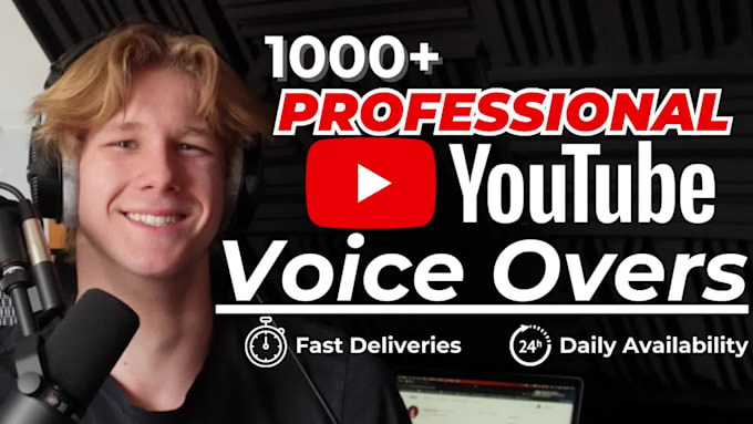 Record a professional american voiceover for youtube by Andrew_hunt1 ...