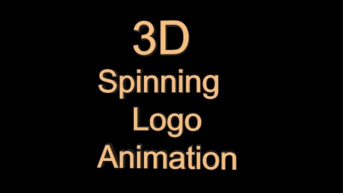 Create a 3d spinning logo animation by Karlo_gunia | Fiverr