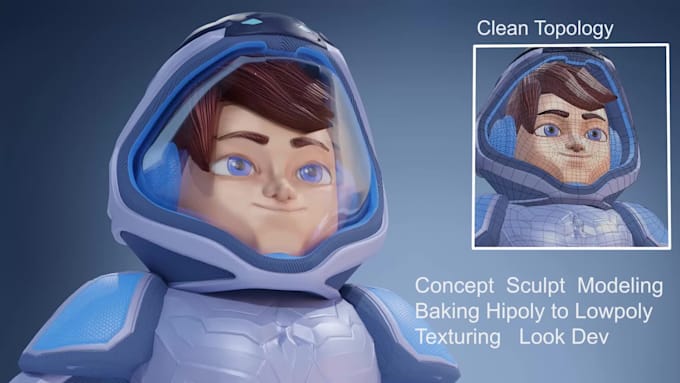 Model 3d stylized character in blender for film or game by Duck_duck_3d ...