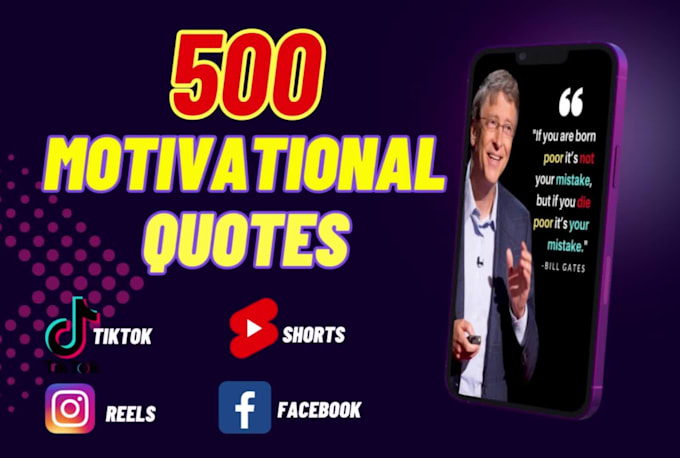 Create inspiring motivational reels for instagram and youtube shorts by ...