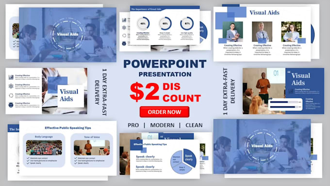 Design modern, clean, and pro presentation by Adinevivia | Fiverr