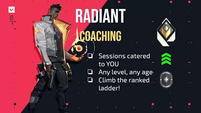 Be your premium radiant valorant coach by Ceps_val | Fiverr