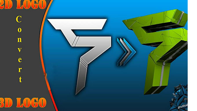 Convert your 2d logo into 3d in 3ds max by Suprem_editing | Fiverr