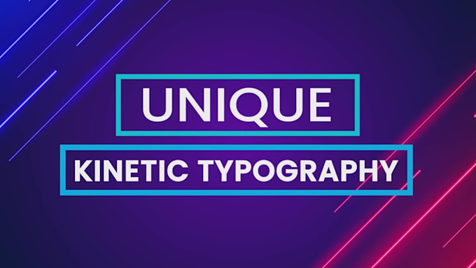 Create kinetic typography, text animation by after effects by Mdkamrulislam89 | Fiverr