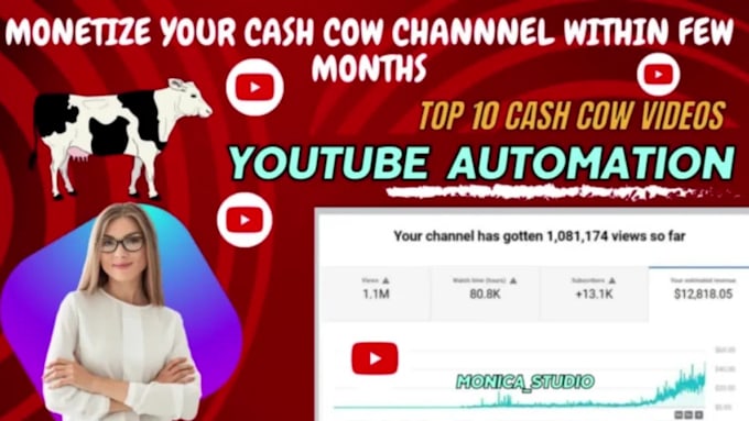 Create profitable youtube cash cow channel and cash cow videos by Nafi ...
