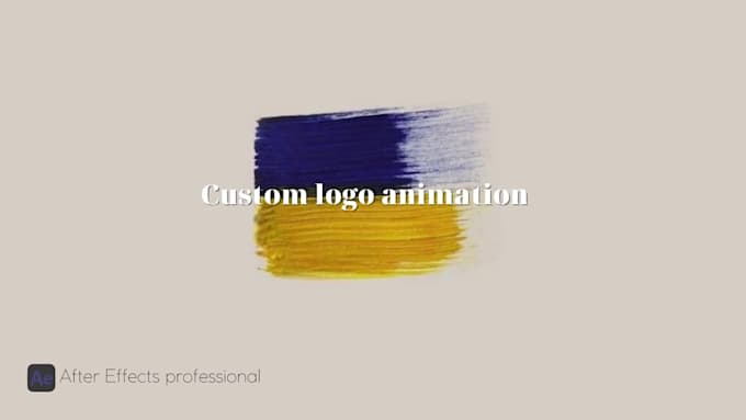 Create a custom logo animation by V_kptk | Fiverr