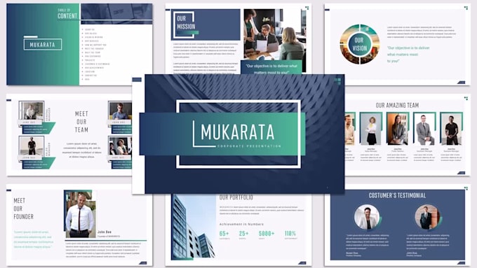 Design professional powerpoint and google slides template by ...
