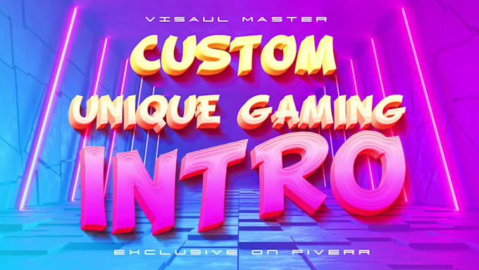 Custom unique gaming intro and outro by Visual_master_ | Fiverr