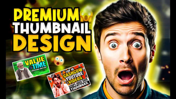 Design a unique and premium thumbnail by Qadeergraphicsz | Fiverr