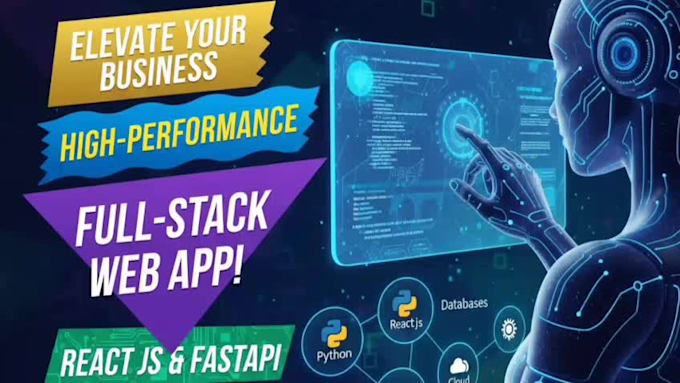 Develop your full stack business web app with react js and fastapi by Kumail_abbasi | Fiverr