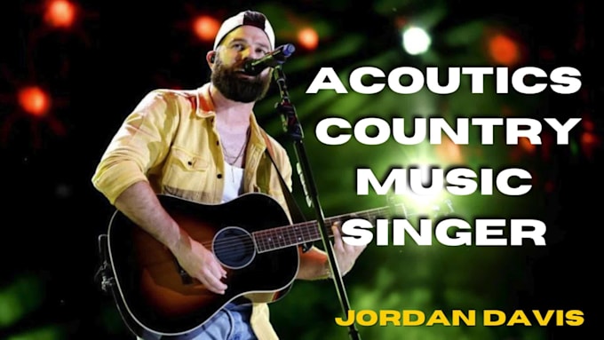 Be your acoustics country music singer and music producer by Jordan ...