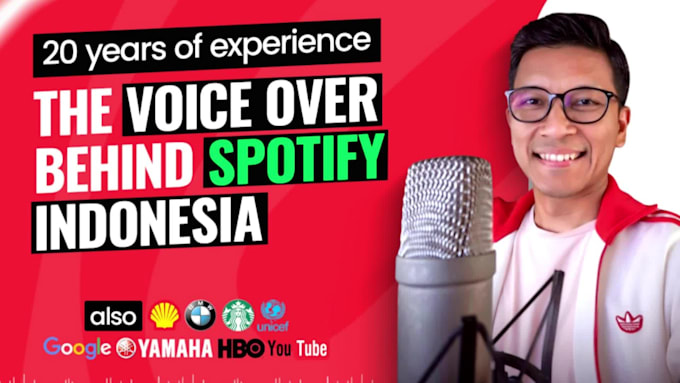 Do voice over in indonesian, bahasa indonesia by Indonesiavo | Fiverr