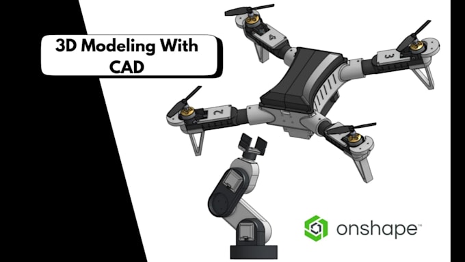Create 3d cad models with onshape by Tony_waye | Fiverr