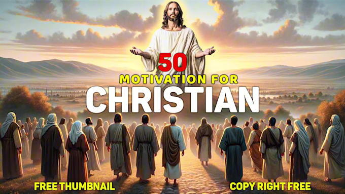 Make 50 christian motivational videos for youtube by Riseupnation | Fiverr