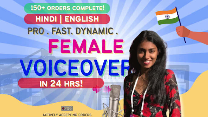 Be the best indian english female voice over dubbing artist by Anushka ...