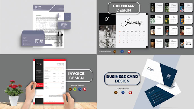 Design impressive automated excel invoices and stationeries by Vivid ...