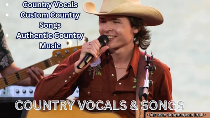 Be your authentic country music singer songwriter and guitarist by John ...