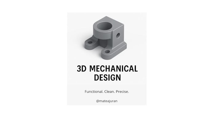 Create 3d cad files for mechanical parts ready for printing by ...