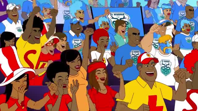 2d animated music video cartoon animation fighting anime style meme ...