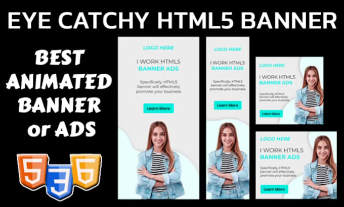 Animated html5 banner, html5 banner ads to display ads, animated web ...