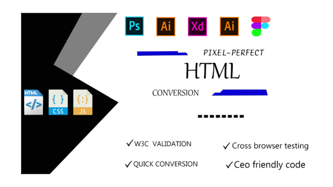 Do Frontend Web Development Psd To Html Css Javascript By Kalidomar Fiverr