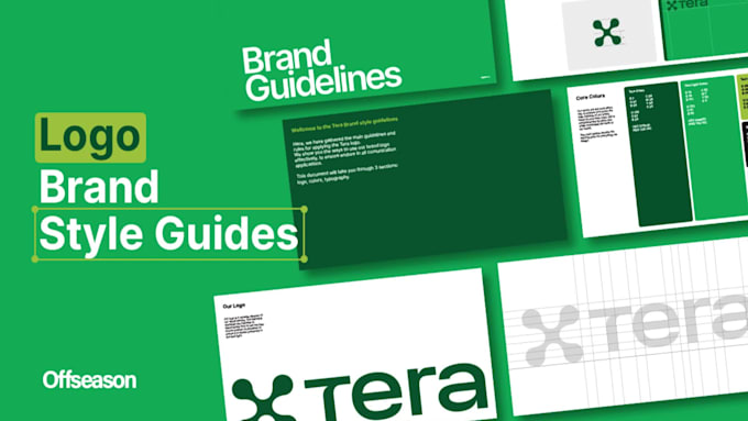 Design a modern logo and brand identity guide by Offseasonlab | Fiverr