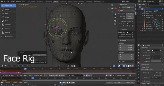Faire Du Gréement Complet Du Corps Du Gréement Ik Fk Du Modèle De Personnage Rig 3d Du