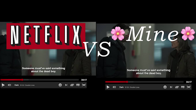 Netflix like subtitles captions by Bamikatje | Fiverr
