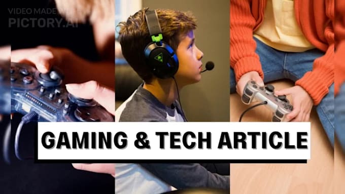 Write seo gaming or technology related articles and blog posts by ...